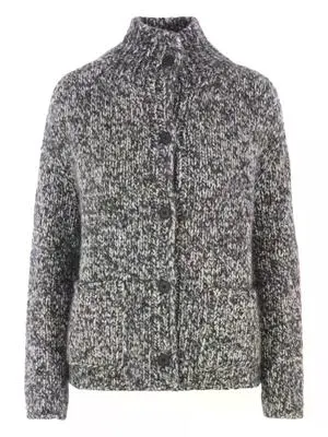 WOMMELSDORFF BERLIN High-neck Patch-pocket Cardigan
