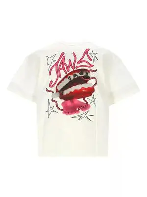 JAWS Logo-print T-shirt