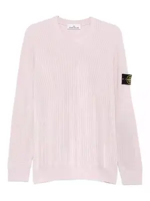 Stone Island Ribbed Crew-neck Sweater