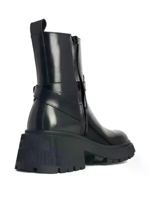 JIMMY CHOO Conny Buckle-strap Ankle Boots