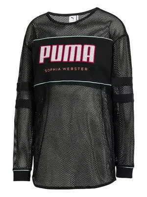 PUMA Mesh-panel Long-sleeve Top