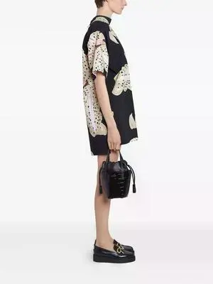 Giambattista Valli Lily-print Poplin Blouse