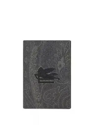 Etro Embroidered Wallets For Men