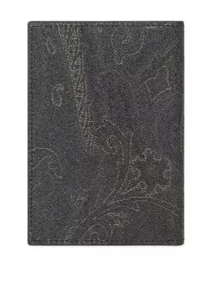 Etro Paisley Embroidered Passport Case