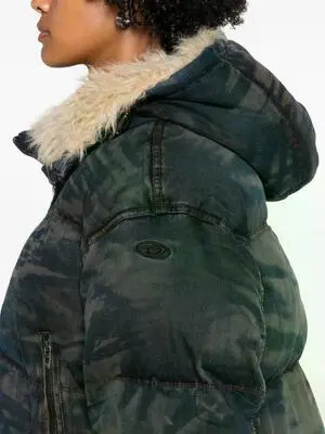 DIESEL Camouflage Padded Jacket