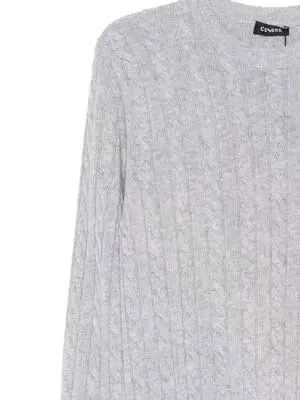 CENERE GB Cable-knit Wool-blend Sweater