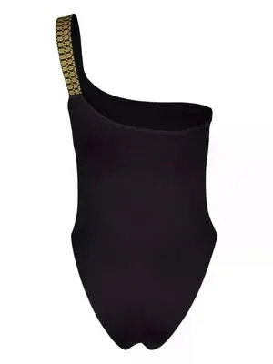 Zeus+dione Attis Embroidered One-shoulder Swimsuit