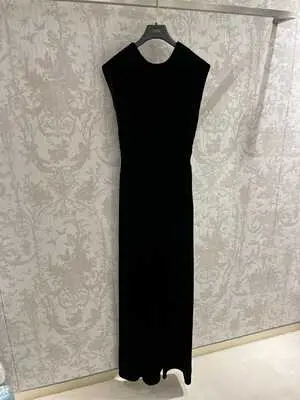 Dior Evening Velvet Dress - Black