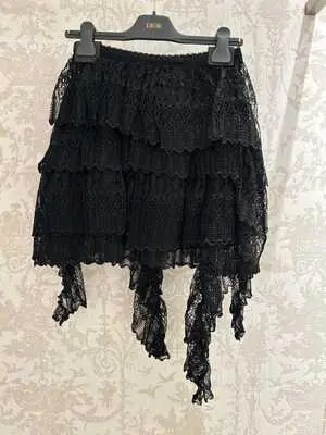Dior Tiered Lace Skirt