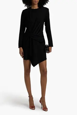 A.L.C. Draped Crepe Mini Dress