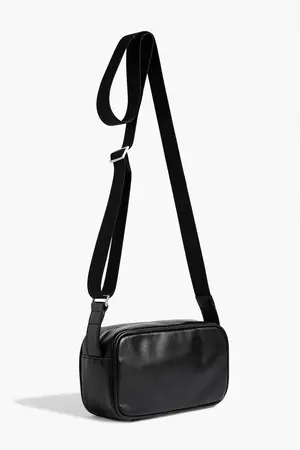 Sandro Leather Messenger Bag