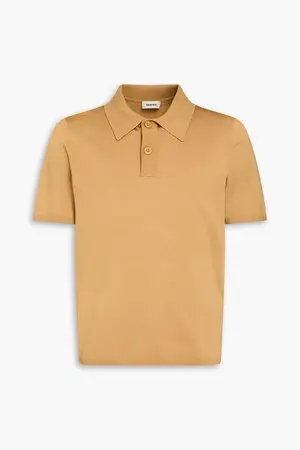 Sandro Knitted Polo Shirt - Sand