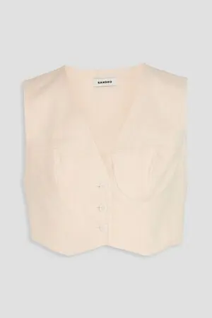 Sandro Cropped Vests For Women