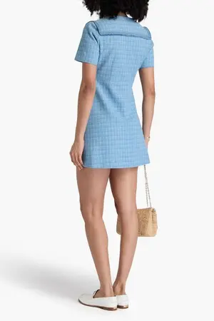 Sandro Cotton-blend Tweed Mini Dress