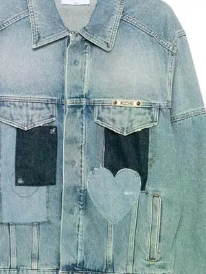 Moschino Patchwork Denim Jacket