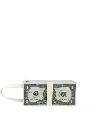 DOUBLET Cash-stack Clutch - Green