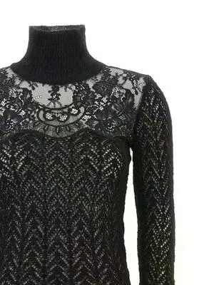 Blumarine Marabu Lace-insert Sweater