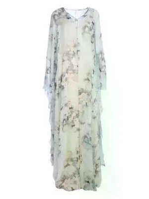 Alberta Ferretti Floral-print Maxi Dress