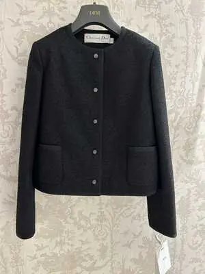 Dior Bouclé Button Jacket