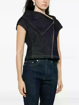 Jacquemus Zip-front Asymmetrical Top