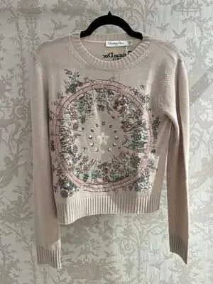Dior Printed Sweater - Pink