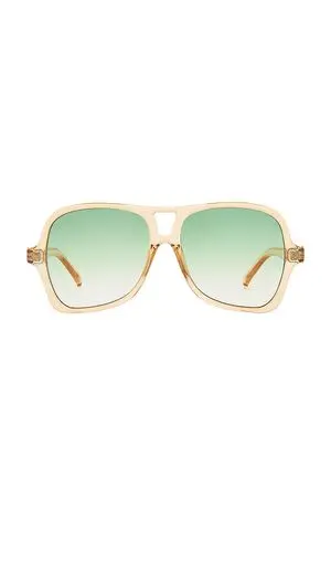 Le Specs Fortune Teller Sunglasses - Sand & Jade Grad