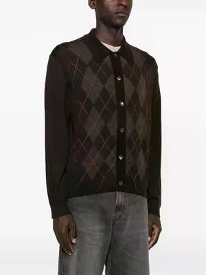 Our Legacy Argyle Knit Cardigan
