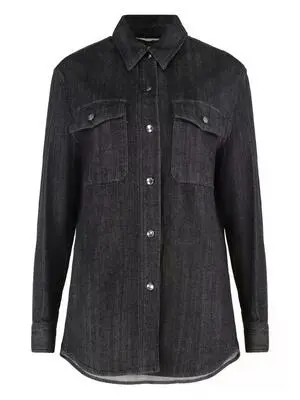MOORER Double-pocket Denim Shirt