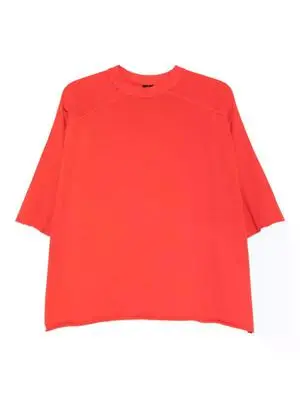 ENTIRE STUDIOS Crew-neck Cotton T-shirt - Red