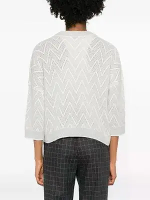 Peserico Chevron-pattern Sweater