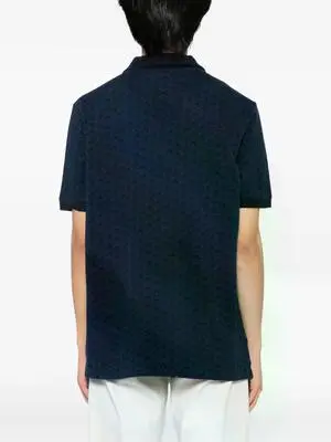 SANDBANKS Monogram-jacquard Polo Shirt