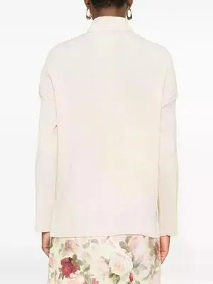 FORTE_FORTE Pleated Shirt With Scalloped Collar