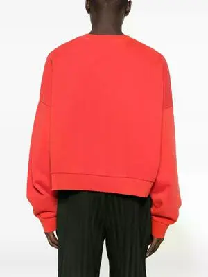 ENTIRE STUDIOS Crew-neck Cropped Sweatshirt