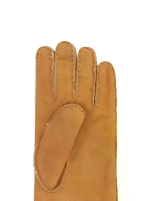 MOORER Hideko Suede Gloves - Brown