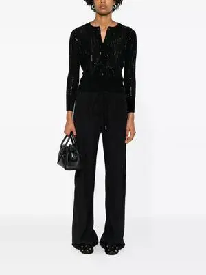 Ermanno Scervino Lace-insert Drawstring Trousers