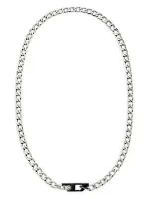 DIESEL® Curb-chain Steel Necklace - Grey