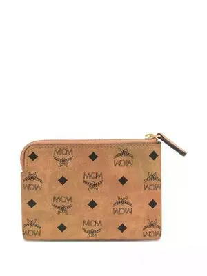 Mcm Mini Aren Visetos Card Pouch