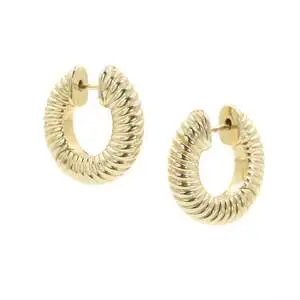 BONDEYE JEWELRY BONDEYE JEWELRY ® Lulu Textured Hoops