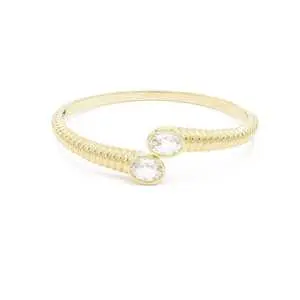 BONDEYE JEWELRY Twisted Sisters Arm Cuff - Yellow Gold