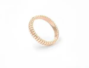 BONDEYE JEWELRY 14k Gold 4mm Band - Rose Gold