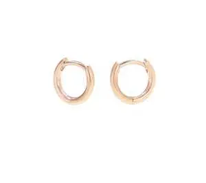 BONDEYE JEWELRY Mini Hoop Earrings - Rose Gold