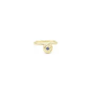 BONDEYE JEWELRY Kate Ring - Blue Sapphire