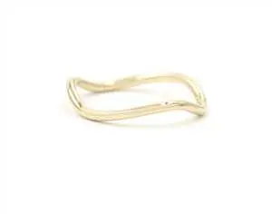 BONDEYE JEWELRY Wave Ring - Yellow Gold