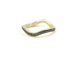 BONDEYE JEWELRY 14k Gold And Black Diamond Ring - Yellow Gold