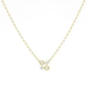 BONDEYE JEWELRY Quartet Necklace - Diamonds