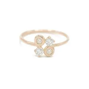 BONDEYE JEWELRY 14k Gold Ring With Diamond - Rose Gold