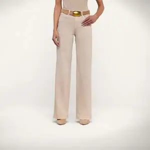 L'Agence Clayton Wide-leg Jean - Biscuit