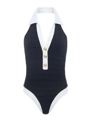 L'Agence Natalya Collared One-piece