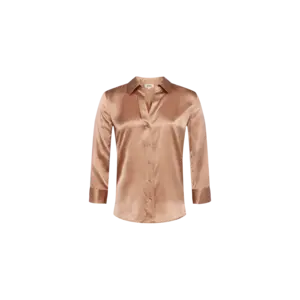L'Agence Dani Silk Blouse - Pecan