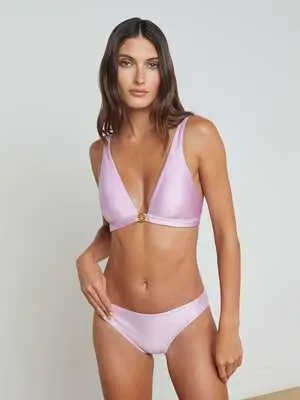 L'Agence Lexie Bikini Top - Light Violet